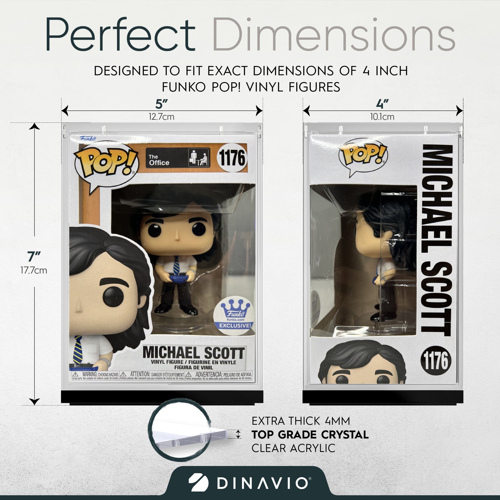 Funko Pop Acrylic Display Case – Dinavio Crafthouse