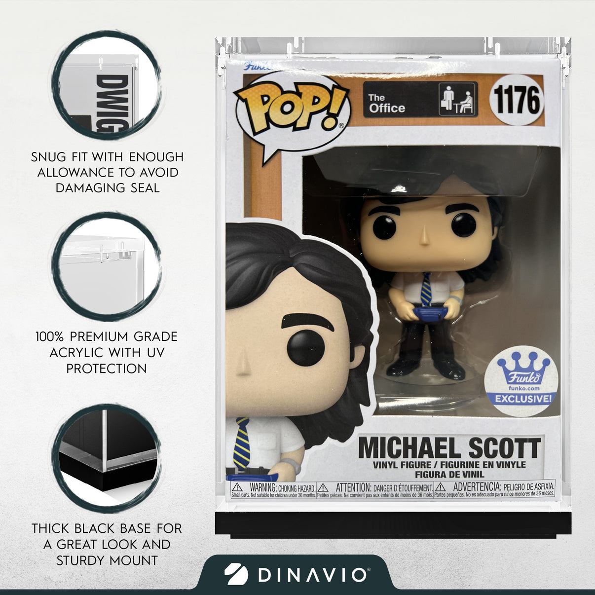 Funko Pop Acrylic Display Case – Dinavio Crafthouse