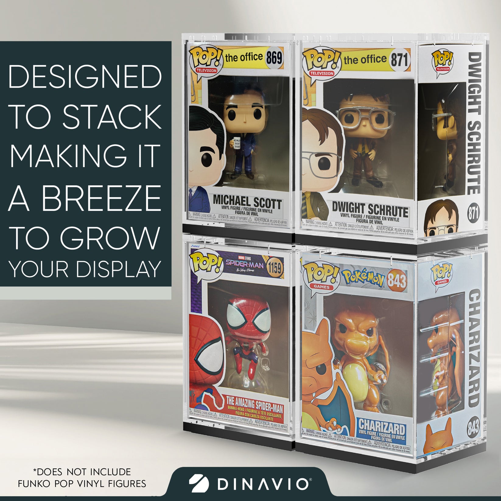 Funko Pop Acrylic Display Case – Dinavio Crafthouse